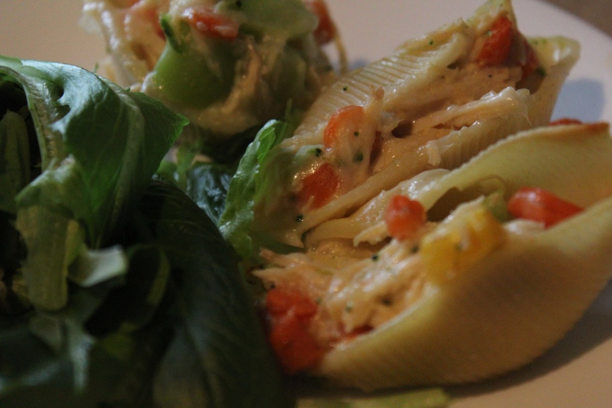 Chicken and Veggie Stuffed Shells – Life on Lady Slipper Lane